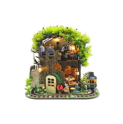 Sparkly Selections Secret Forest House DIY Miniature Kit | Michaels