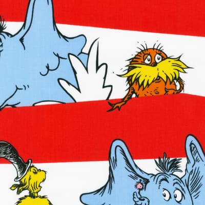 Dr. Seuss™ Celebrate Seuss Stripes Cotton Fabric | Michaels