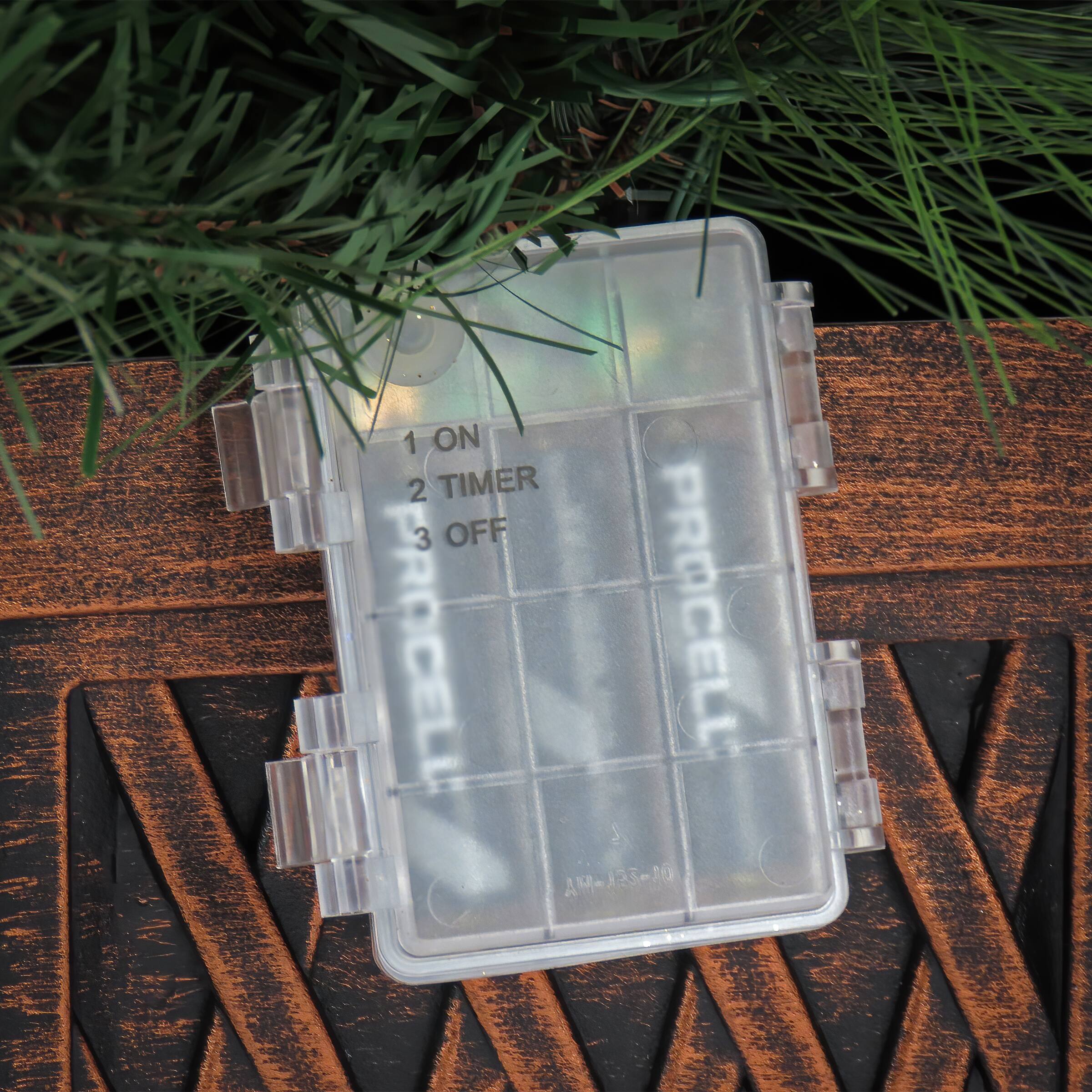 3ft. Pre-Lit Yuletide Glam Artificial Christmas Tree in Lattice Planter ...