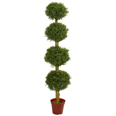 6ft. Potted 4 Tier Ball Boxwood Topiary Tree | Michaels