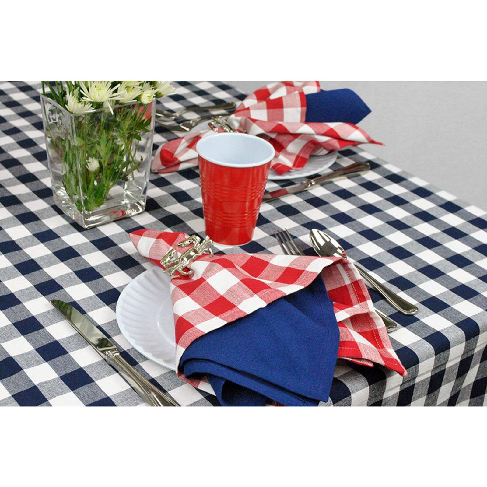 DII® Red & White Checkers Napkin, 6ct. | Michaels