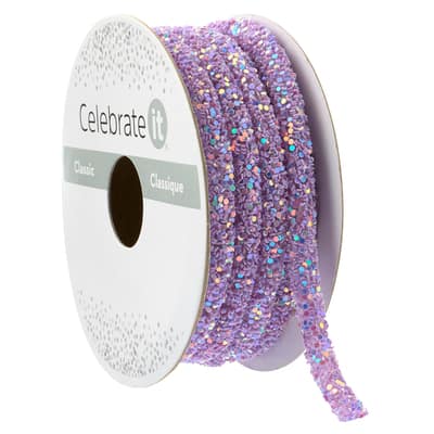 1/4" x 2yd. Glitter Rope Ribbon by Celebrate It® Classic | Michaels