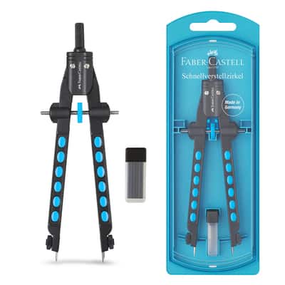 Faber-Castell® Pearl Blue Quickset Compass | Michaels