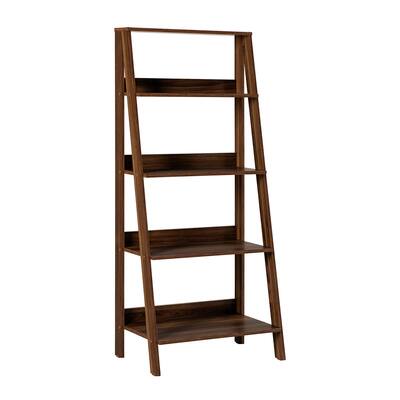 Walker Edison 55" Walnut Modern Ladder Bookshelf | Michaels