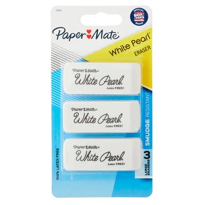 Paper Mate® White Pearl® Erasers | Michaels