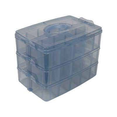 Everything Mary Dark Gray Stackable Storage Container | Michaels