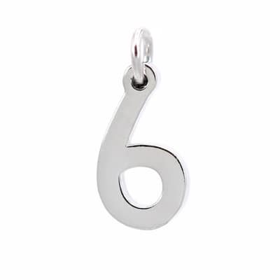 Sterling Silver Number Charm by Bead Landing™ | Michaels