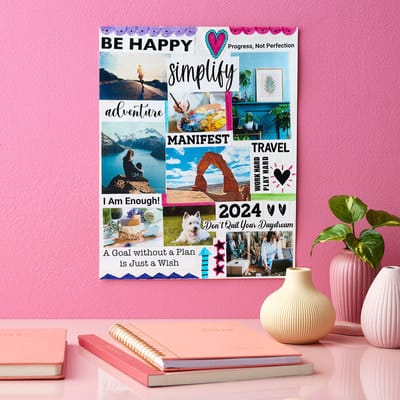 New Year's Vision Board | Projects | Michaels