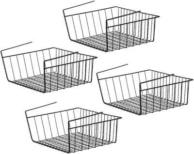 NEX™ Black Under Shelf Wire Baskets, 4ct. | Michaels