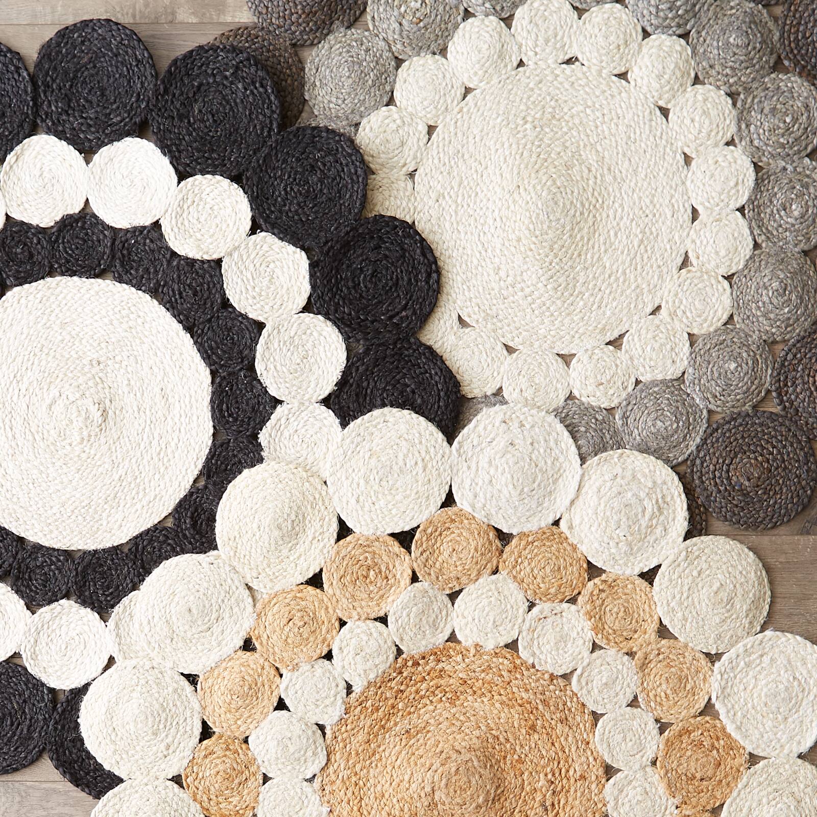 DII® Round Braided Jute Rug, 3ft. | Michaels