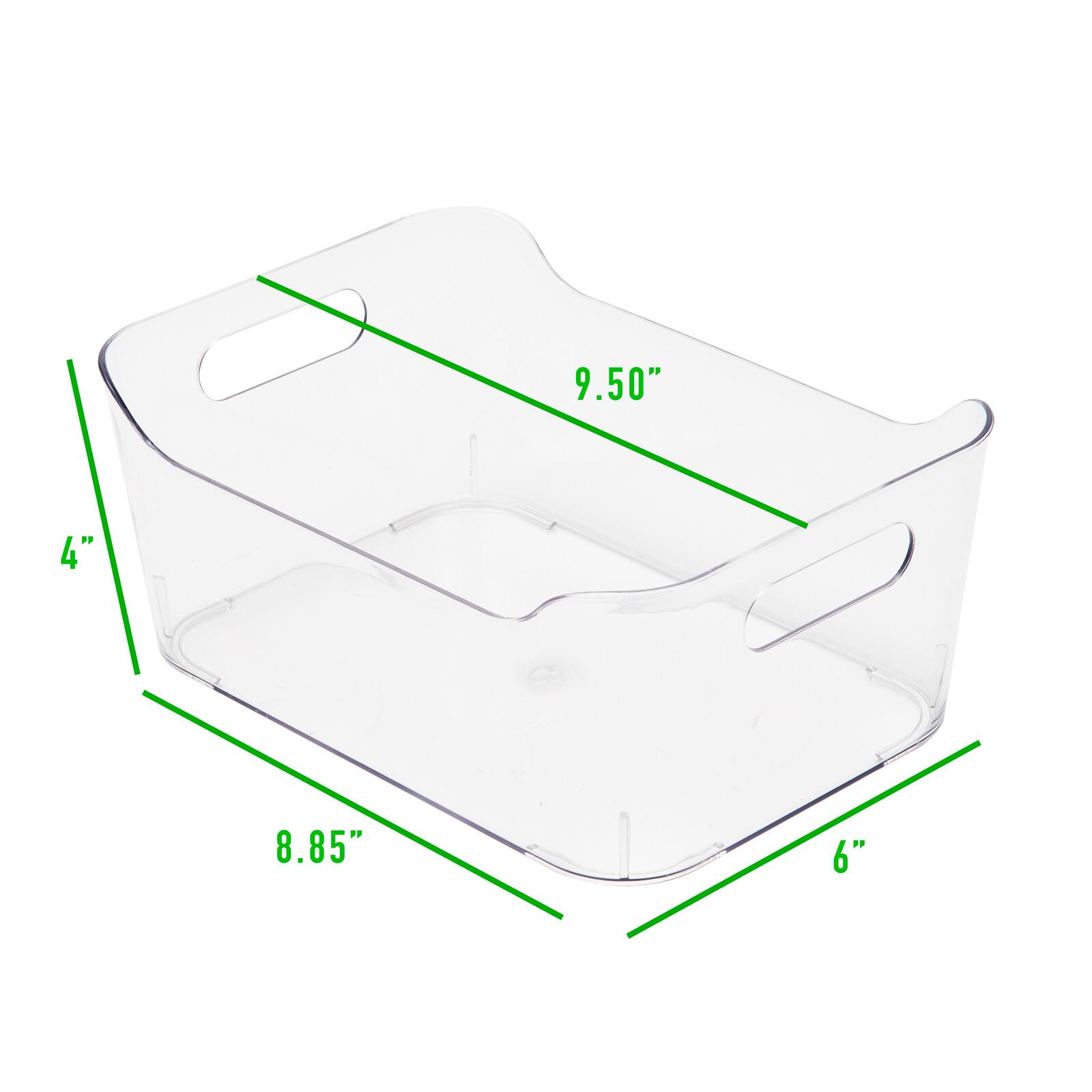 Mind Reader Clear Desk & Office Supplies Organizer, 8ct. | Michaels