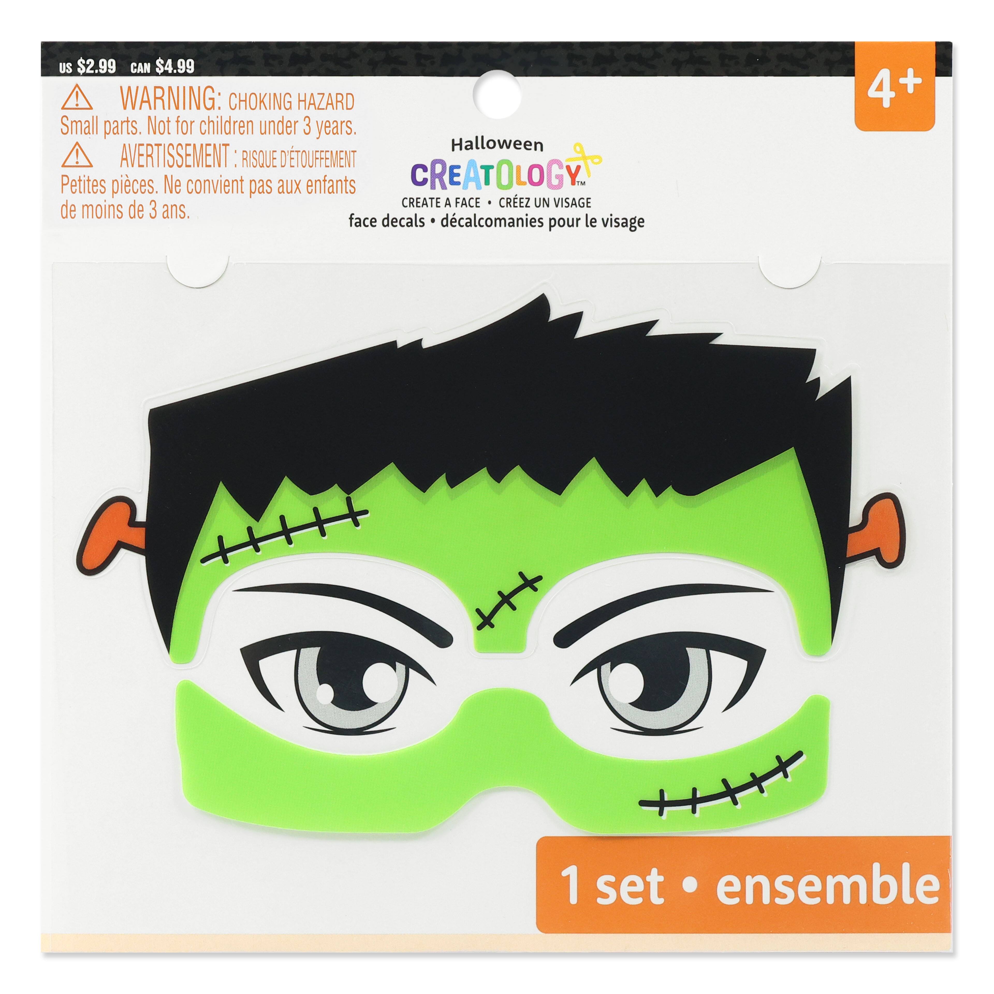 Halloween Green Monster Face Decals by Creatology™ | Michaels