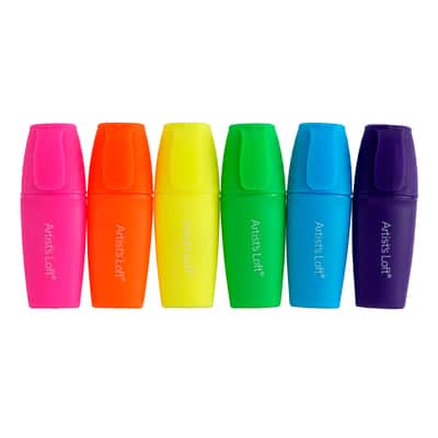 Mini Basic Chisel Tip Highlighters by Artist's Loft® | Michaels