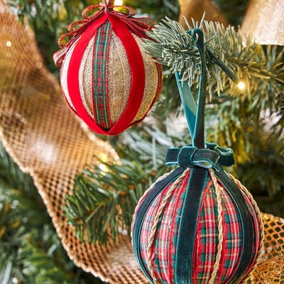 Ribbon Wrapped Ornament | Projects | Michaels