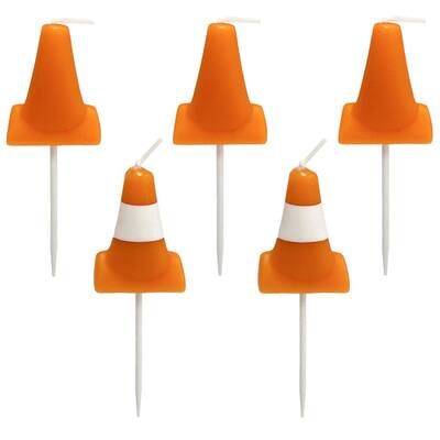 Orange Pylon Candles Pack by Celebrate It™ | Michaels