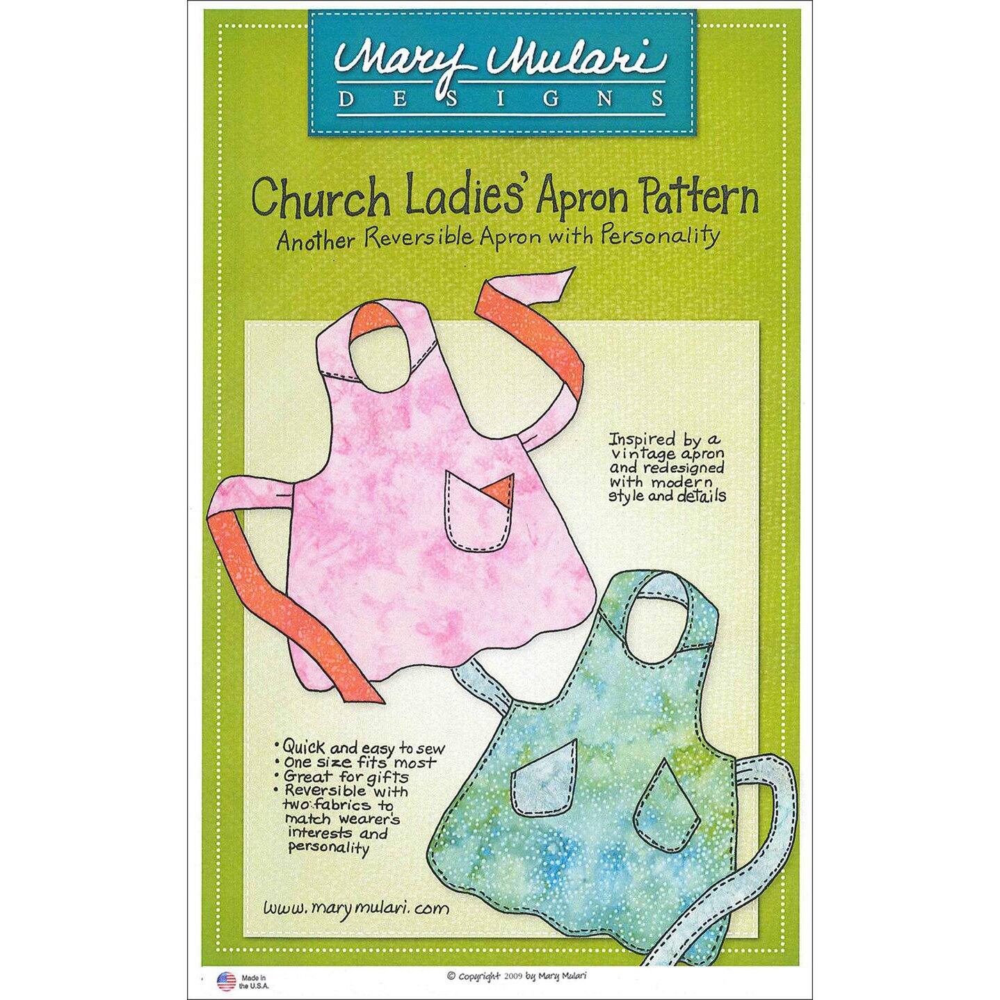 Mary Mulari Church Ladies Apron Pattern | Misses | Michaels