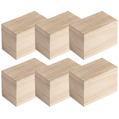 Buy in Bulk - 6 Pack: 6.5" Wood Recipe Box by Make Market® | Michaels