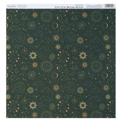 12" x 12" Green Celestial Cardstock Paper by Recollections™ | Michaels
