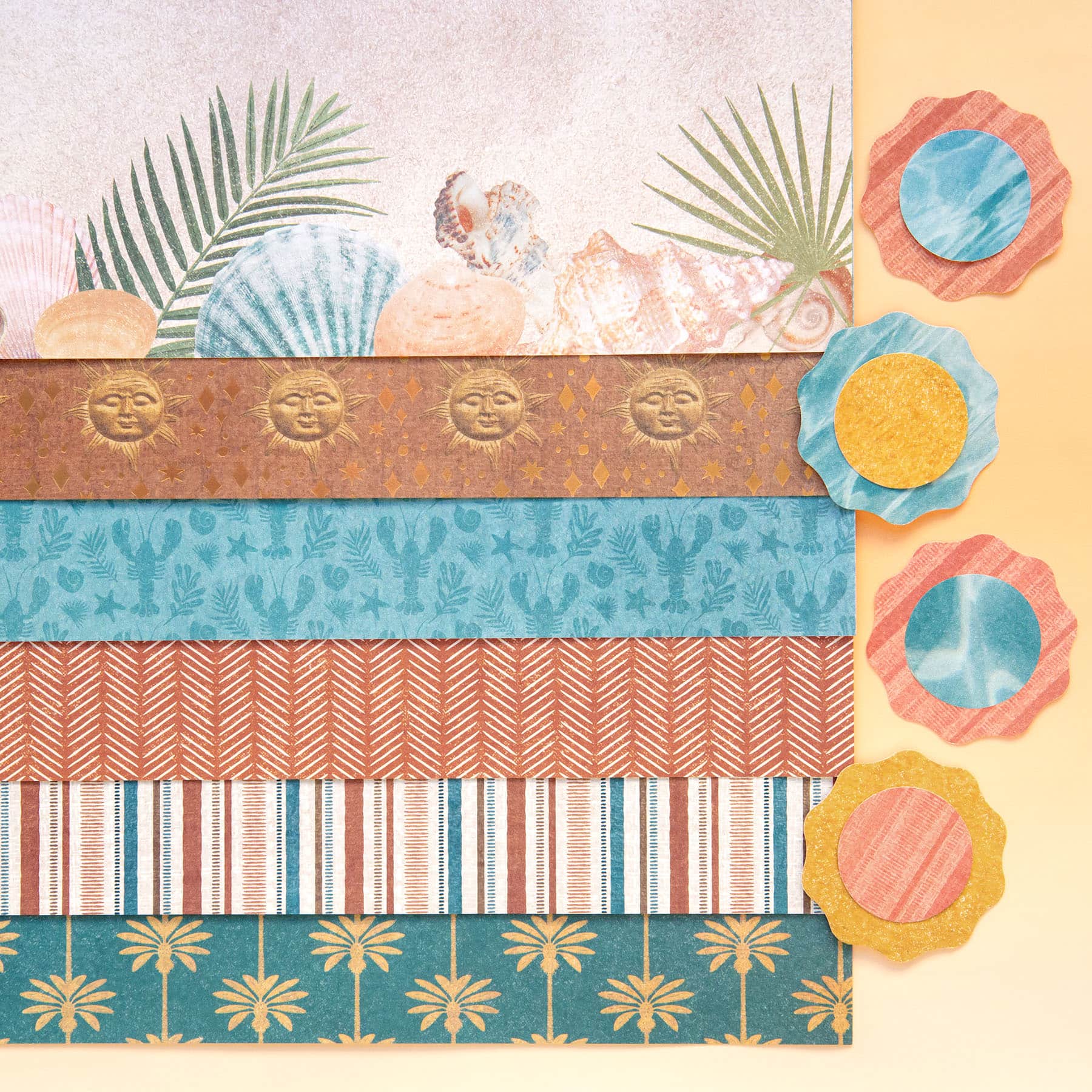 Craft Smith 12" x 12" Boho Coastal Paper Pad, 48 Sheets | Michaels