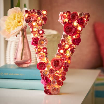 Lighted Initial | Projects | Michaels