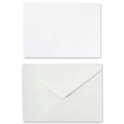 White Shimmer Card & Envelope Sets by Recollections™, 5" x 7" | Michaels