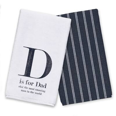 D Is For Dad Towel Set | Michaels