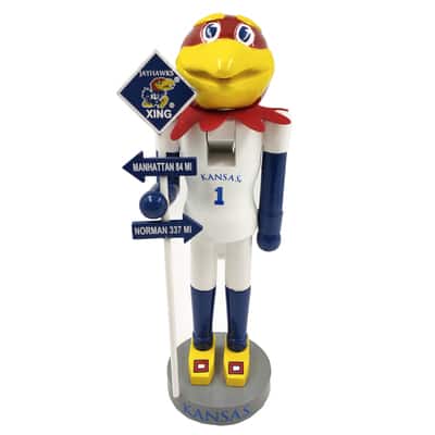 Santa's Workshop 12" University of Kansas Rivalry Nutcracker | Michaels