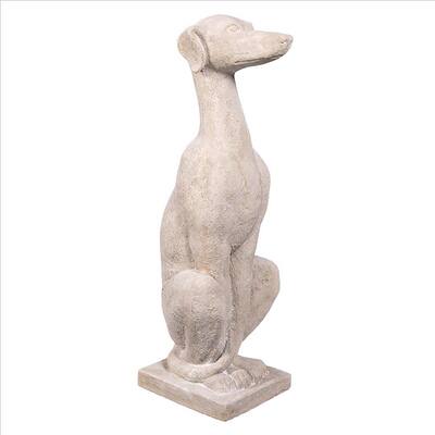 Design Toscano 35.5" Italian Greyhound Art Déco Whippet Sentinel Dog ...
