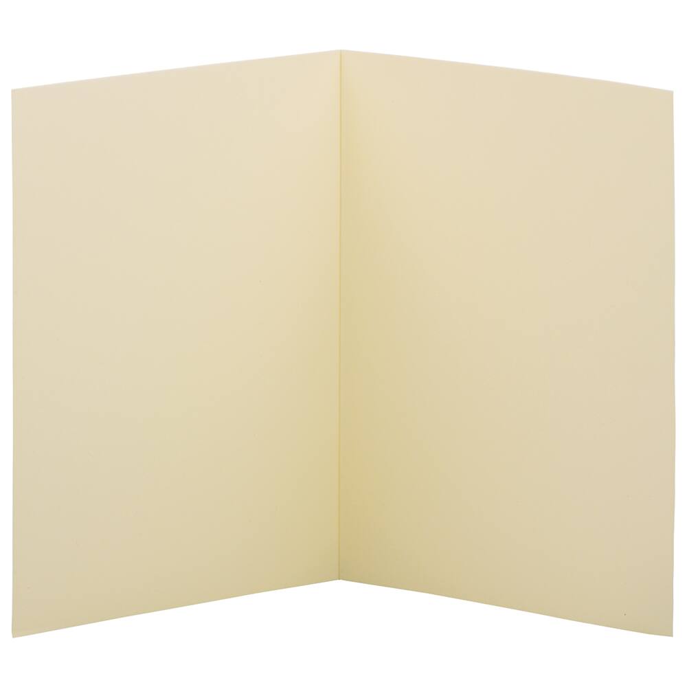 JAM Paper A2 Ivory Blank Foldover Cards | Michaels