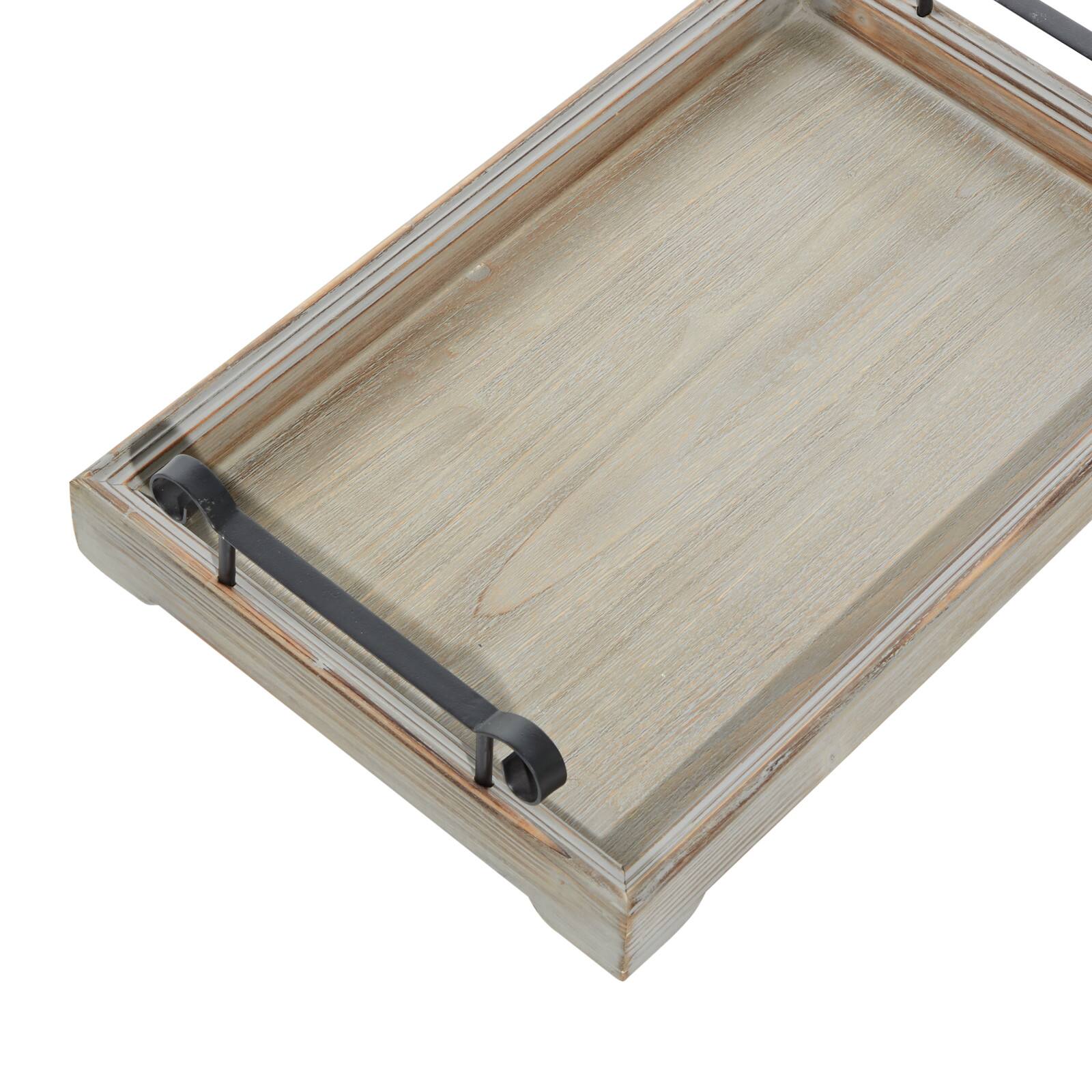Beige Wood Vintage Tray Set | Michaels