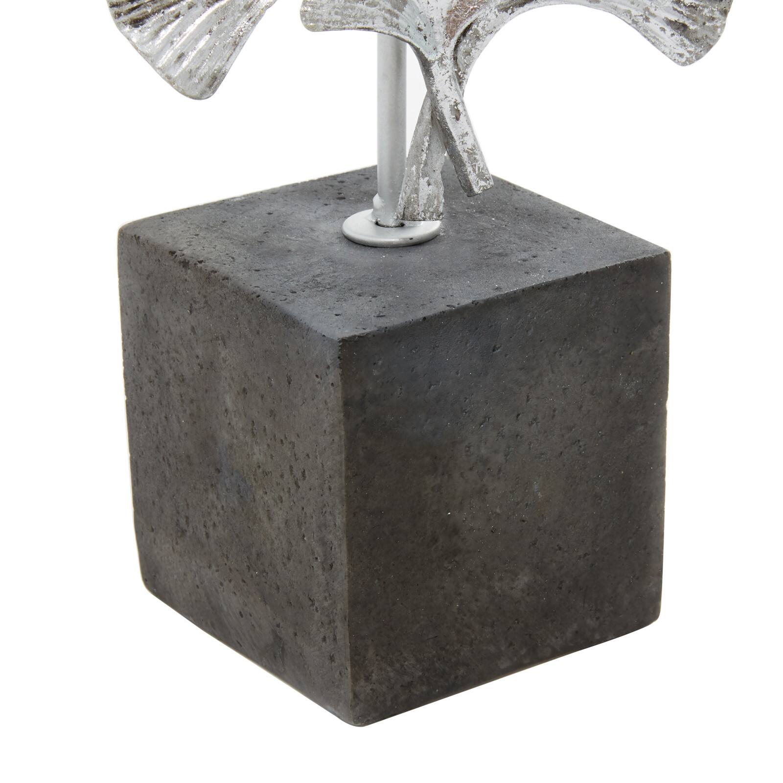 19" Silver Polystone Contemporary Sculpture | Accent Pieces | Michaels