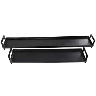 Black Modern Aluminum Nesting Tray Set | Michaels