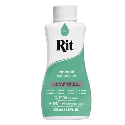Rit® All Purpose Liquid Dye, Color: Emerald | Michaels
