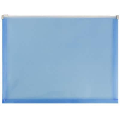 JAM Paper 9.75" x 13" Zip Closure Letter Booklet Plastic Envelopes ...