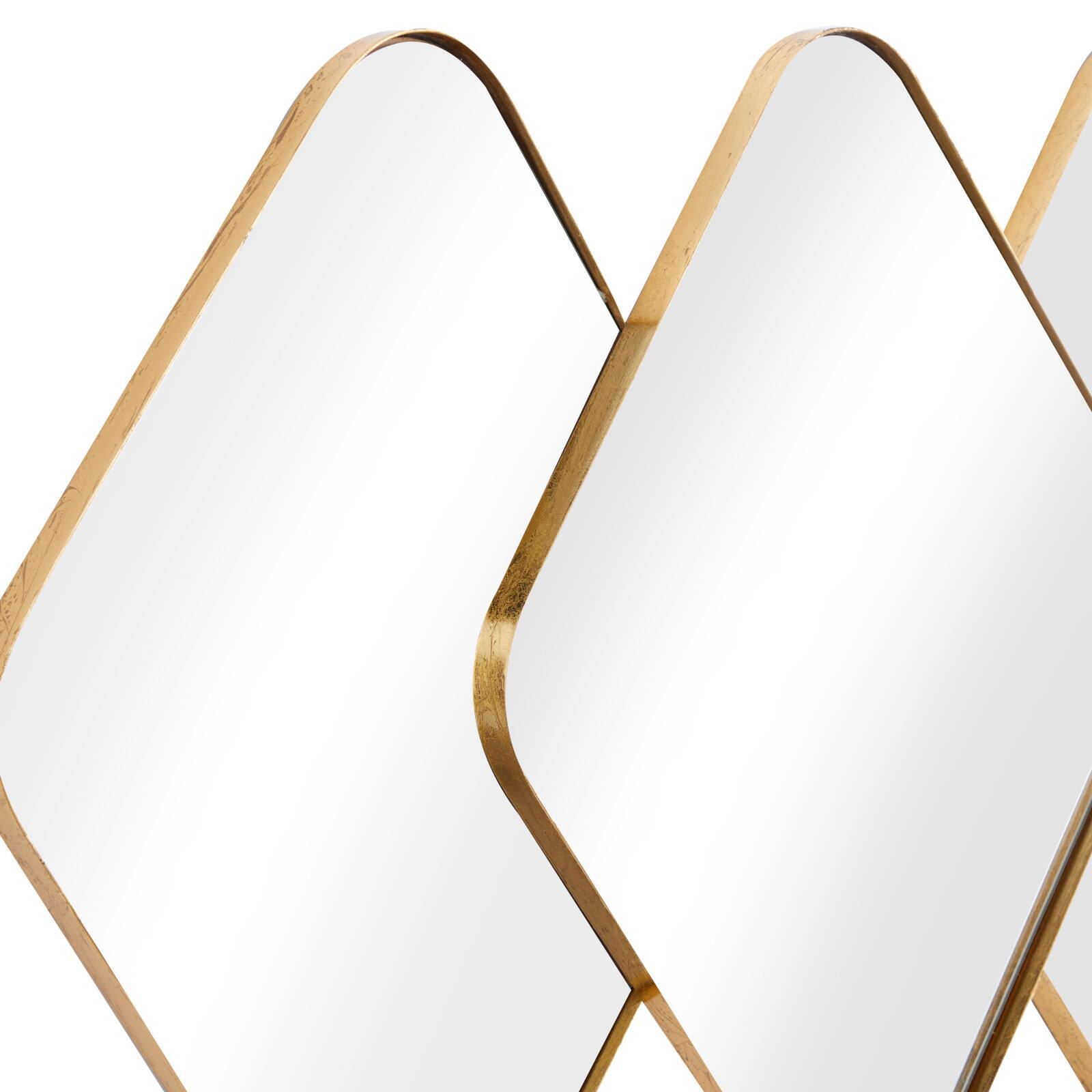 CosmoLiving by Cosmopolitan Gold Metal Contemporary Wall Mirror, 43" x ...