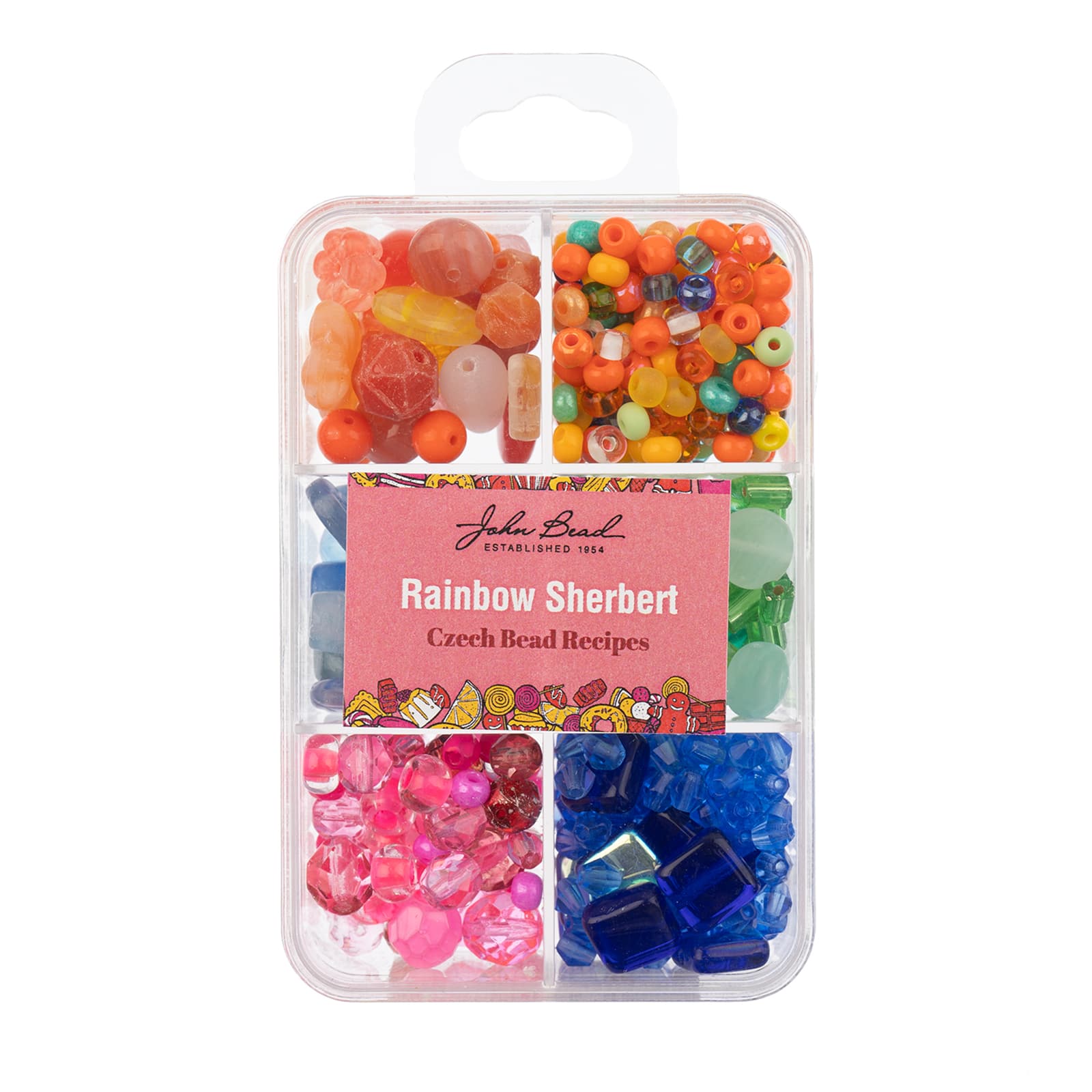 John Bead Czech Glass Recipe Box Beading Kit | Michaels