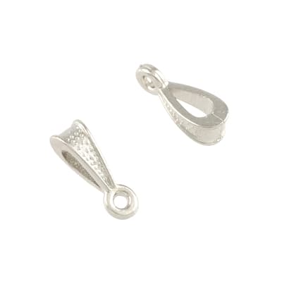 4mm Loop Bails Findings, 10ct. by Bead Landing™, Color: Rhodium | Michaels