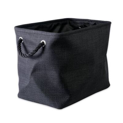 DII® Large Variegated Rectangular Bin, Color: Black | Michaels