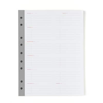 russell+hazel® Mini Weekly Planner Sheets | Russell+Hazel | Michaels