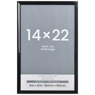 Black Multi-Use Frame by Studio Décor®, Size: 14" x 22" | Michaels