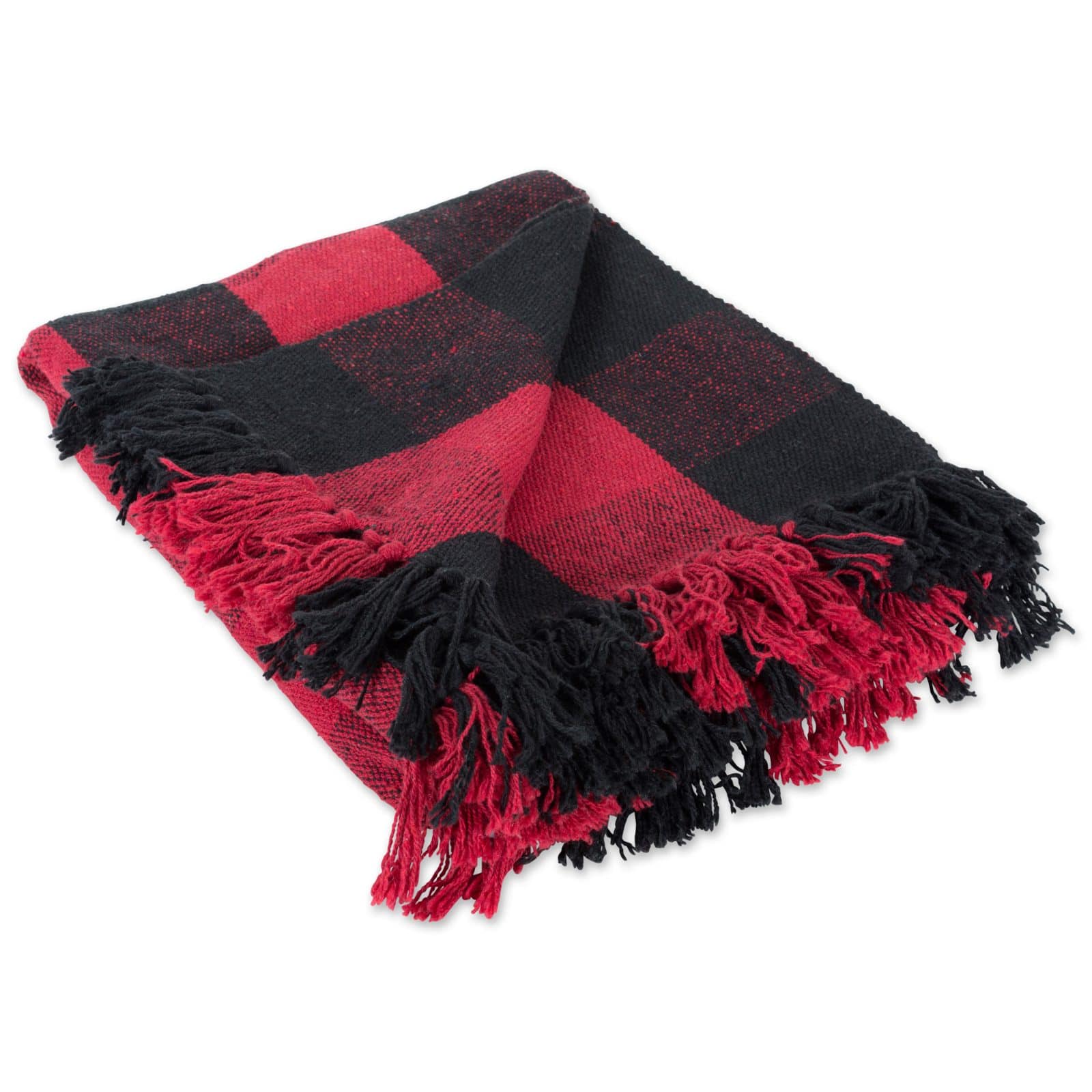DII® Tango Red & Black Buffalo Check Throw | Michaels