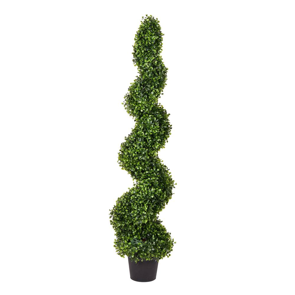 4ft. Potted Green Boxwood Spiral Tree | Michaels