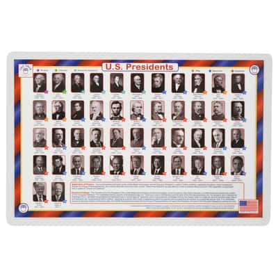 Tot Talk U.S. Presidents Placemat | Michaels