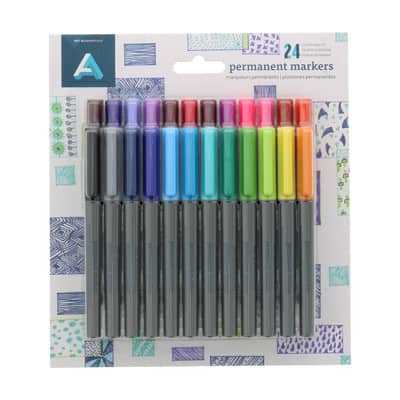 Art Alternatives Extra-Fine Permanent Marker 24 Color Set | Michaels