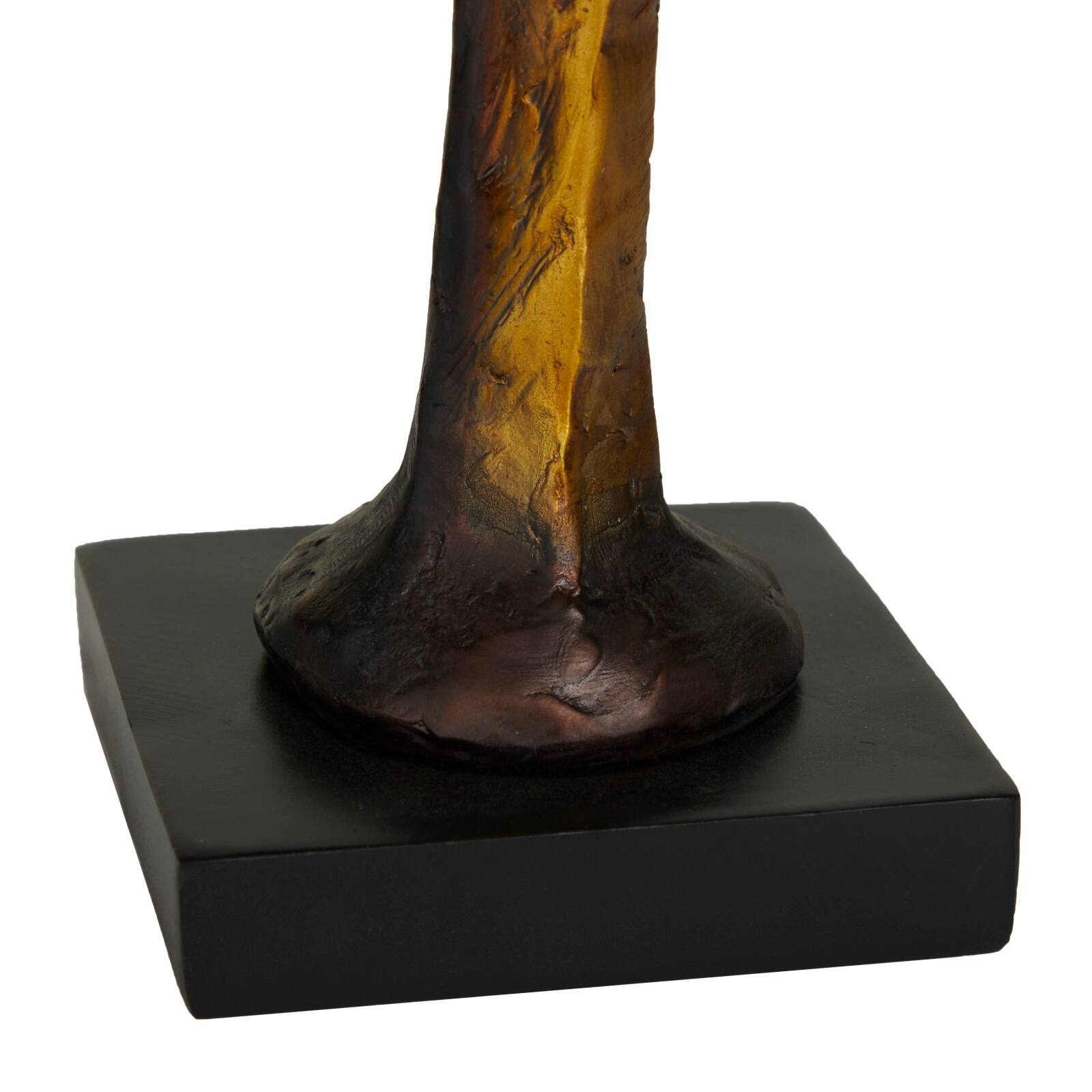 Bronze Polystone Modern People Sculpture, Set of 2" 4", 17" | Michaels