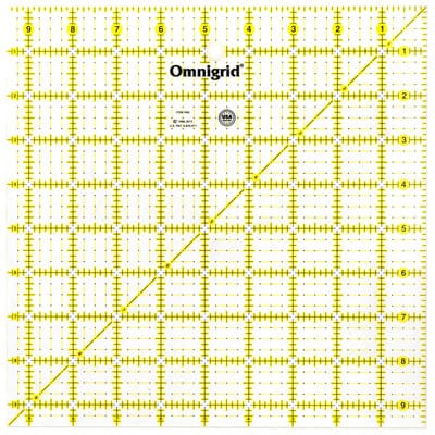 Omnigrid® 9.5" x 9.5" Square Quilting & Sewing Ruler | Michaels