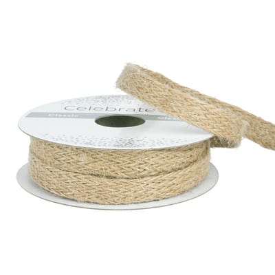 Buy in Bulk - 12 Pack: 7/16" x 7yd. Jute Ribbon by Celebrate It® | Michaels