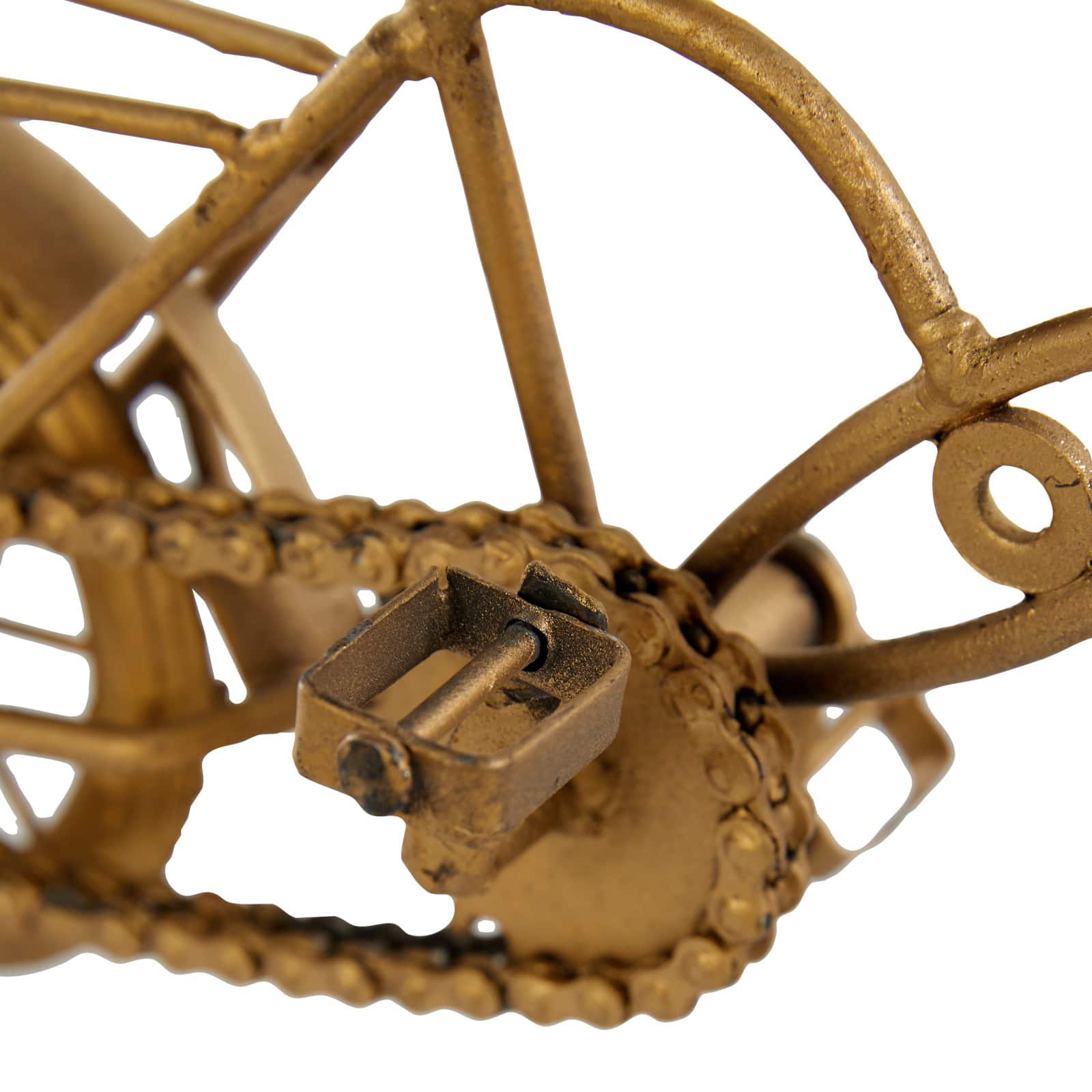 11" Gold Metal Vintage Bicycle Sculpture | Accent Pieces | Michaels