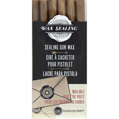 Manuscript Wax Sealing Gun Wax Sticks, 6ct. | Michaels