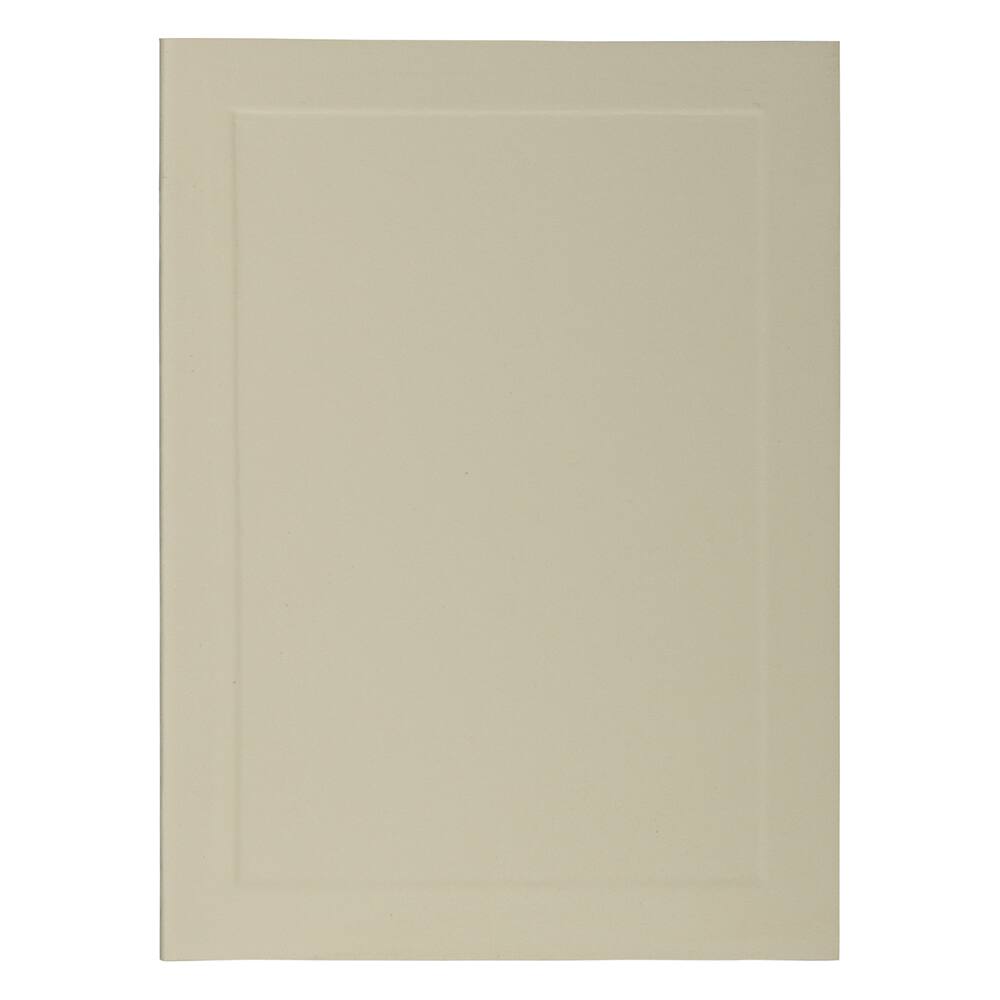 JAM Paper 3.5" x 4.875" Strathmore Ivory Wove Panel Blank Foldover ...